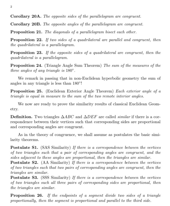 Solved Part III. Euclidean Geometry (Congruence) Problems. | Chegg.com