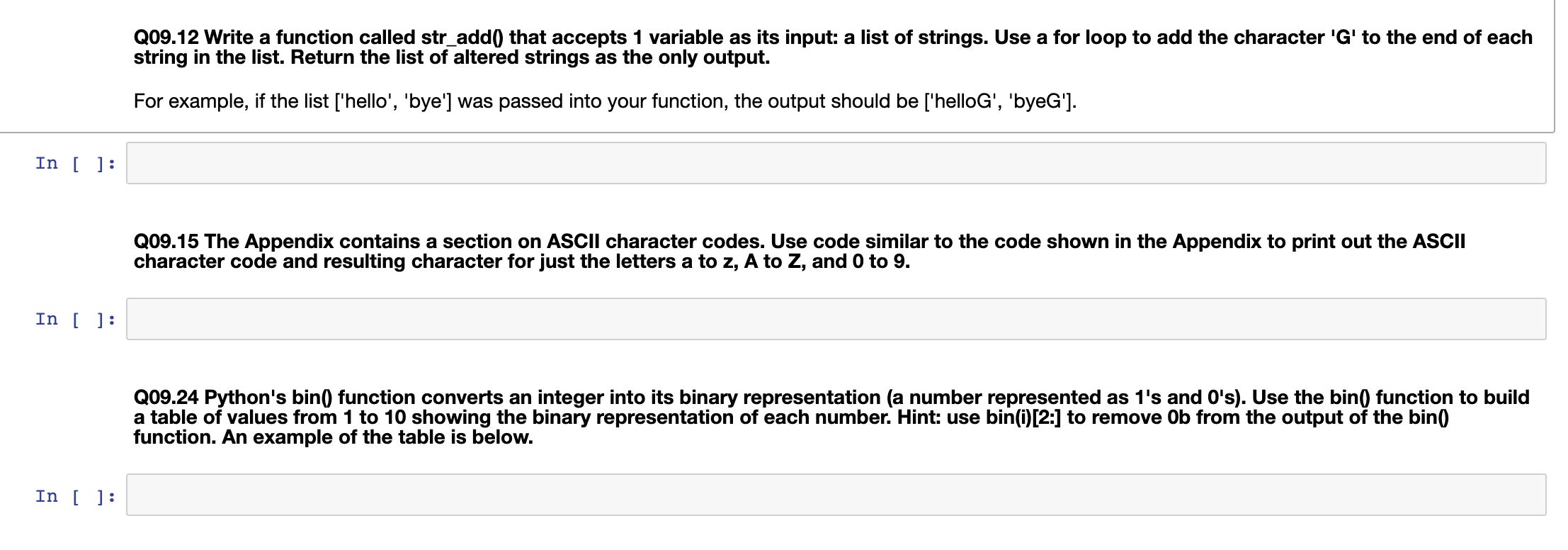 Solved Q09.12 Write a function called str_add() that accepts | Chegg.com