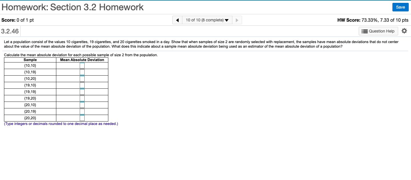 Solved Homework Section 3 2 Homework Save Score 0 Of 1 Pt