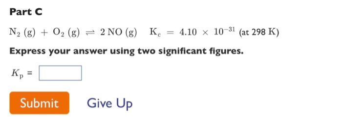 Solved Calculate Kp for each of the following reactions. You | Chegg.com