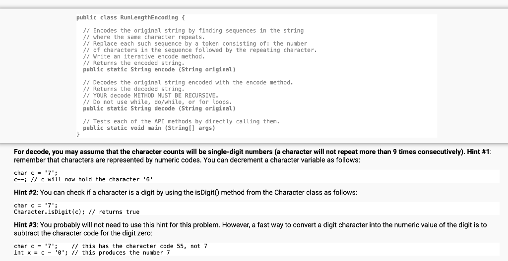 Solved 2. Run-length encoding (35 points). Data compression | Chegg.com