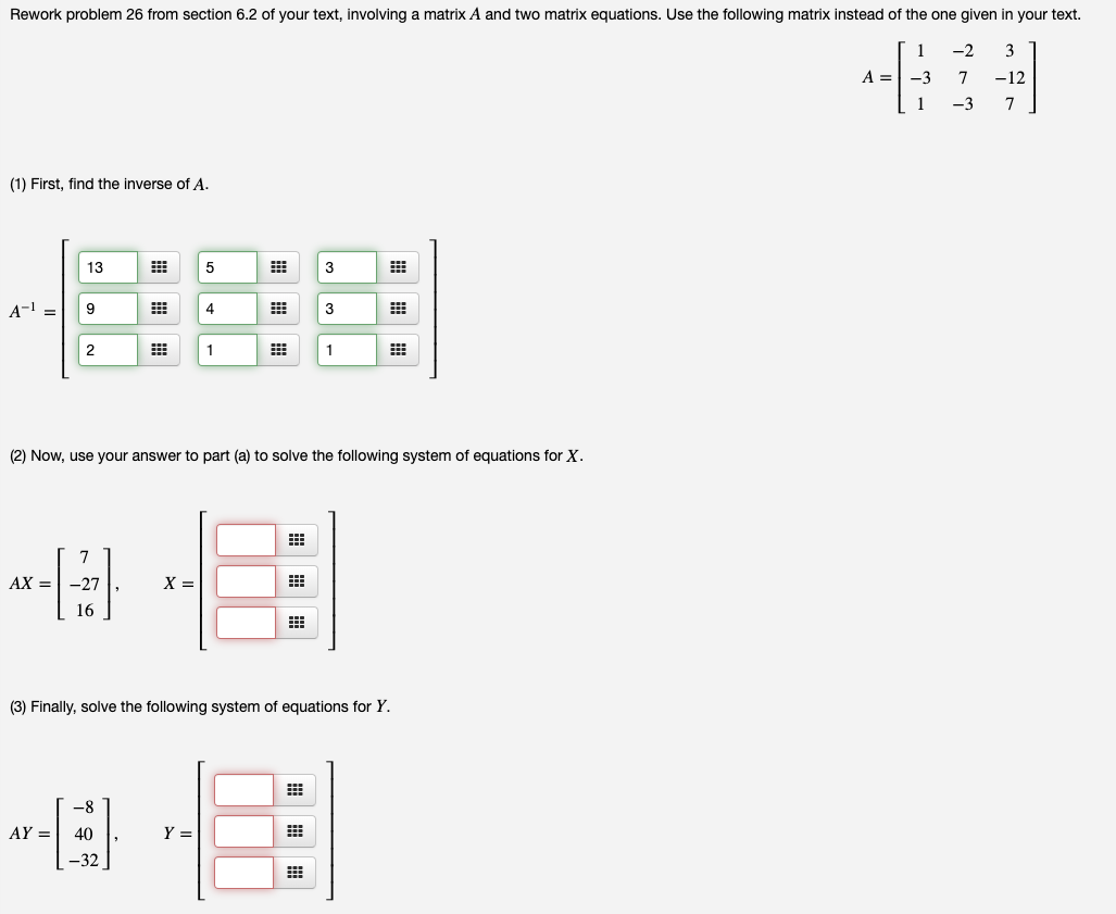 Solved Rework problem 26 from section 6.2 of your text, | Chegg.com