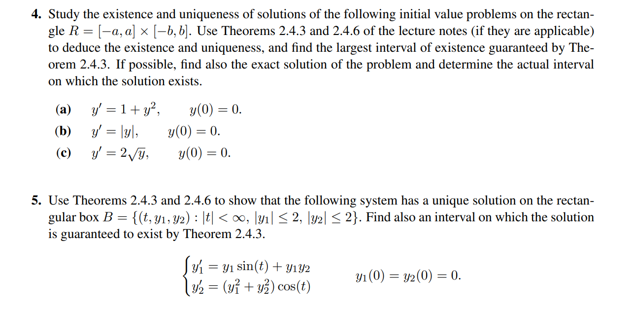Solved Theorem 2.4.3. ﻿Assume that f satisfies the | Chegg.com