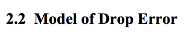 2.2 Model of Drop Error To model the distance X | Chegg.com