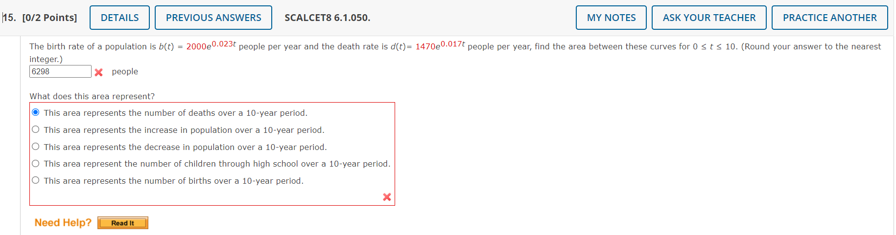 Solved 15. [0/2 Points] DETAILS PREVIOUS ANSWERS SCALCET8 | Chegg.com