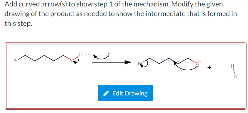Solved Add any remaining curved arrow(s) to complete step 1 | Chegg.com