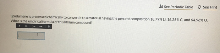 Solved Spodumene is processed chemically to convert it to a | Chegg.com