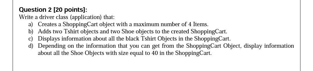 Part I: Composition, Inheritance, and Polymorphism | Chegg.com
