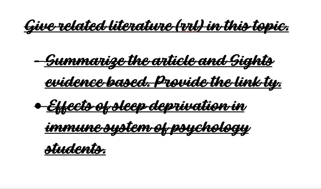 Solved Giverelated literature (rut) in this topio. - Surige | Chegg.com