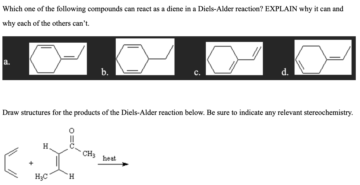 Solved Which one of the following compounds can react as a | Chegg.com