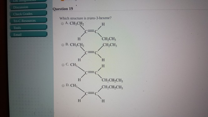 Solved Question 19 Check Grades Tri-C Resources Tools Which | Chegg.com