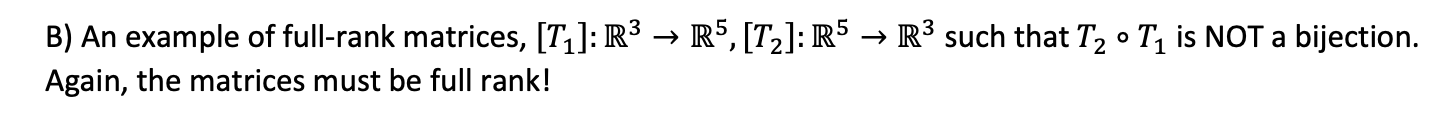 Solved 10. 10 pts: Give a matrix example for each of the | Chegg.com