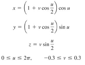 Solved Write a Java 3D program to display a rotating Möbius | Chegg.com