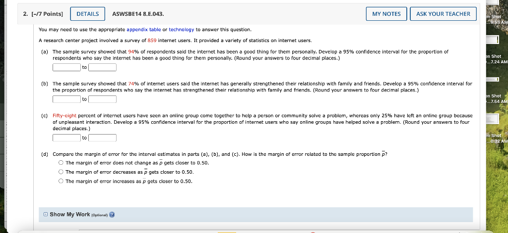 Solved You may need to use the appropriate appendix table or | Chegg.com