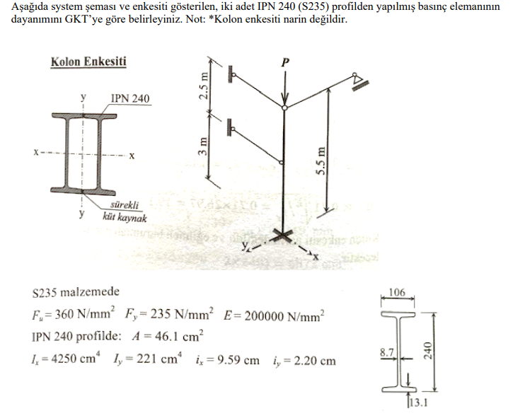 Așağıda system șeması ve enkesiti gösterilen, iki | Chegg.com