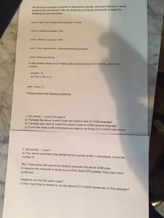 Solved We structure computer as series of abstractions | Chegg.com