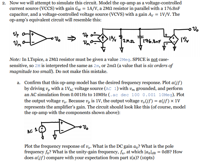 Solved Now We Will Attempt To Simulate This Circuit Model