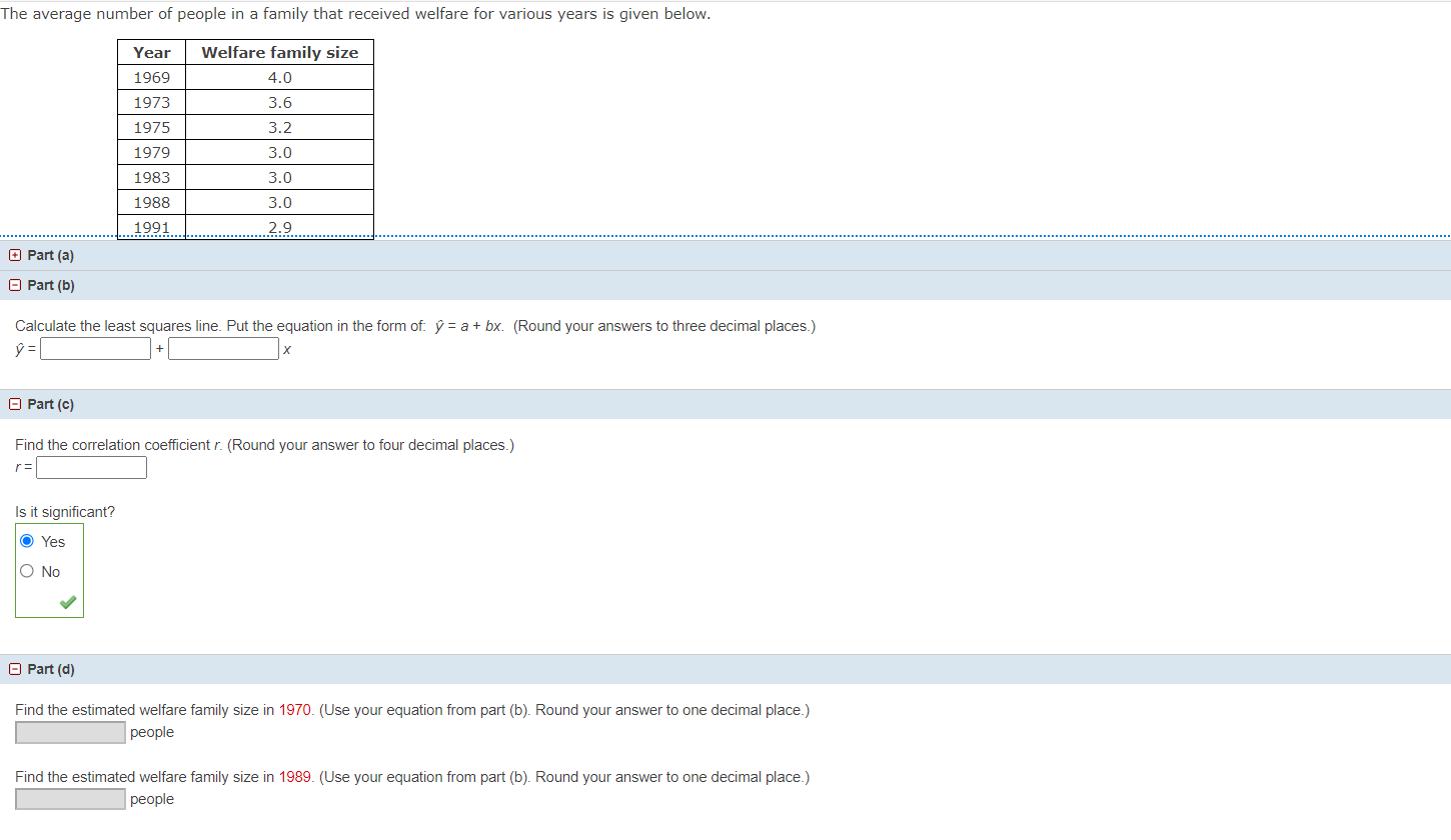 Solved The average number of people in a family that | Chegg.com