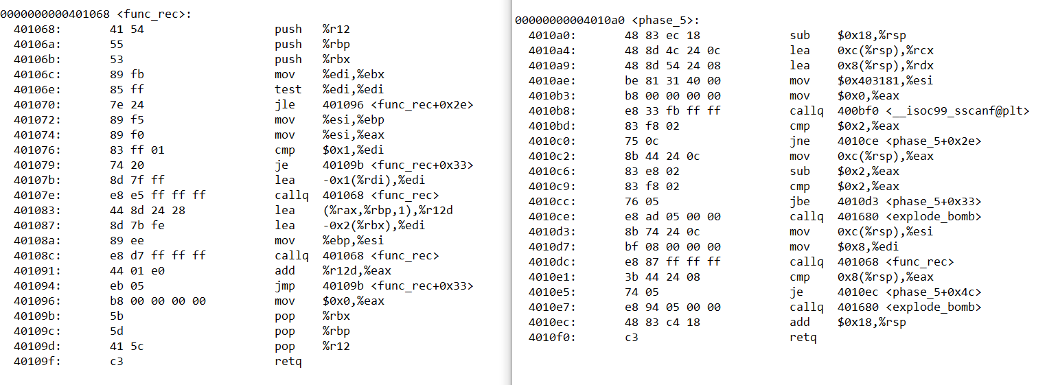 Solved Find Correct Input To Defuse The Binary Bomb Phase5 