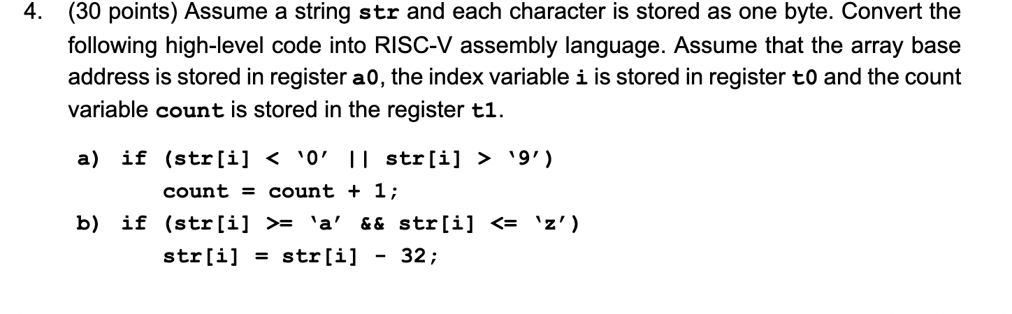 Solved Please give the correct solution to this is RISC-V | Chegg.com