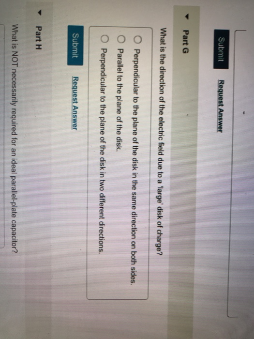 Solved Submit Request Answer Part G What Is The Direction Of 