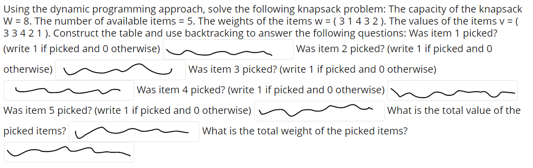 Solved Using the dynamic programming approach, solve the | Chegg.com
