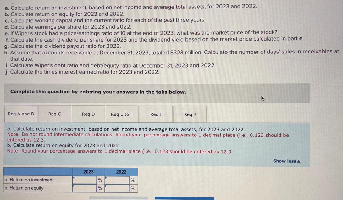 Solved Problem 11−17 (Algo) Ratio analysis-comprehensive | Chegg.com