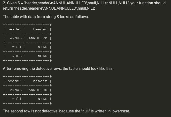 Solved You are given a table containing data. The first row | Chegg.com