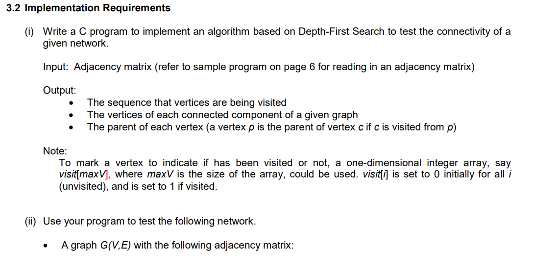 Solved 1 Depth-First Search Algorithm Depth-first search | Chegg.com