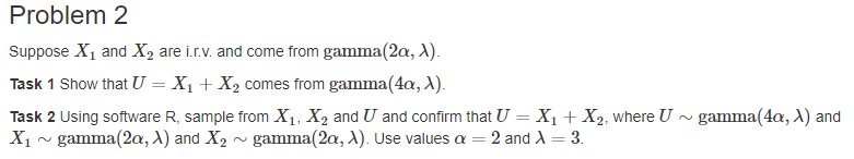 Solved Suppose X1 and X2 are i.r.v. and come from | Chegg.com