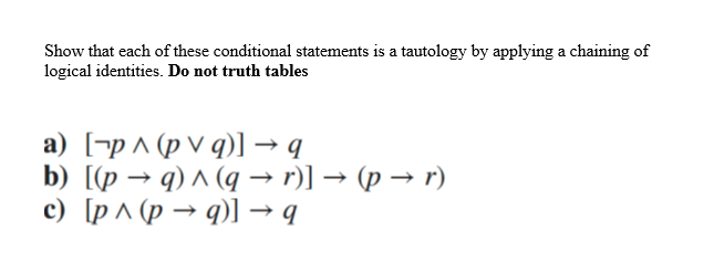 Solved Show that each of these conditional statements is a | Chegg.com