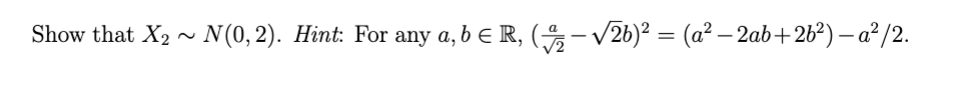 Solved Let X=(X1,X2) be a random vector such that | Chegg.com