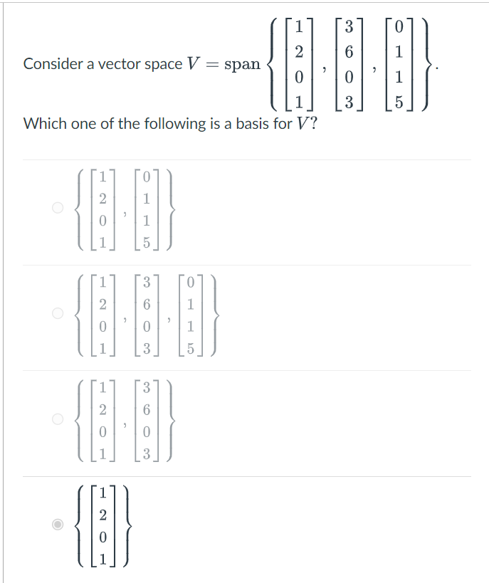 Solved Consider a vector space | Chegg.com