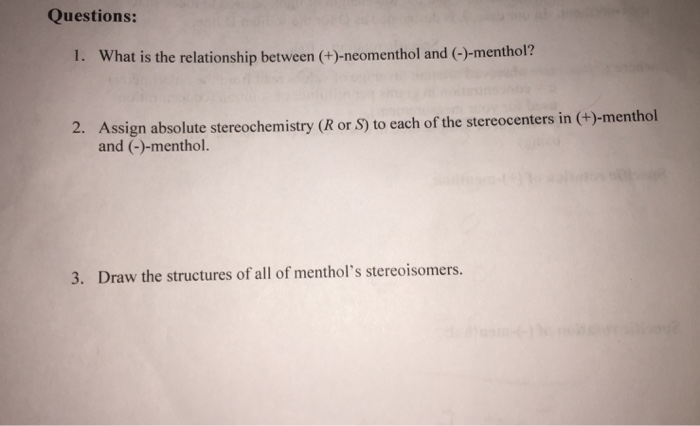 Solved Questions: 1. What is the relationship between | Chegg.com