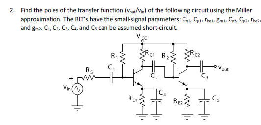 Solved Find the poles of ﻿the transfer function | Chegg.com