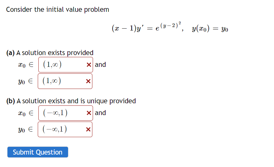 Solved Consider the initial value | Chegg.com