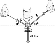 Solved While tying his shoes, a person holds the shoestrings | Chegg.com