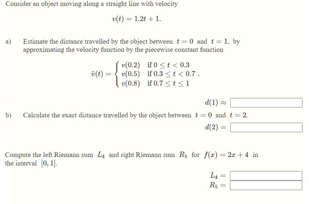 Solved Consider an object moving along a straight line with | Chegg.com