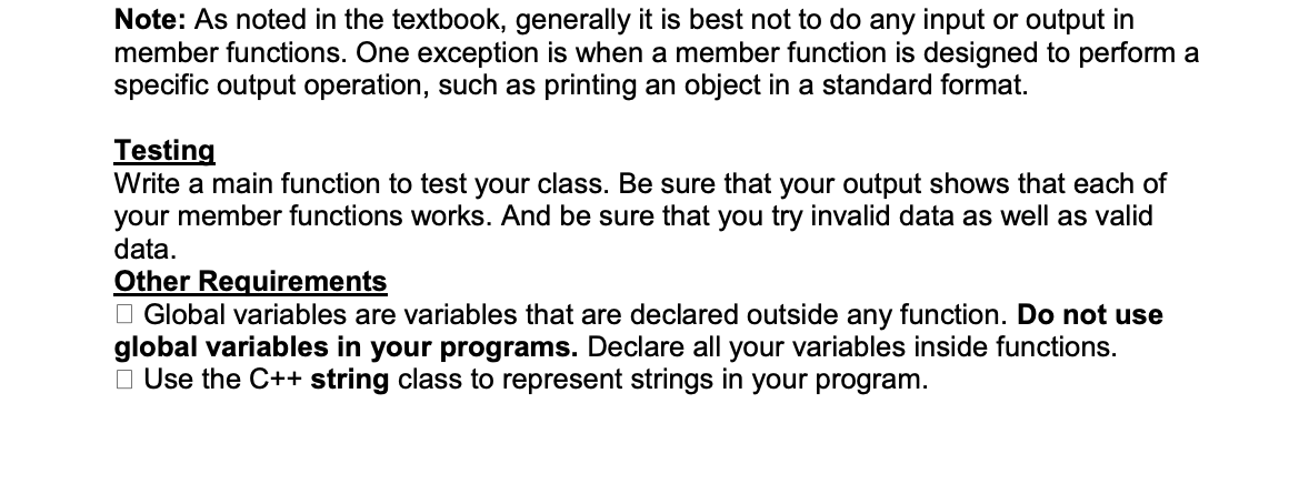 Solved Assignment 07 Date Class Your Job Is To Write A
