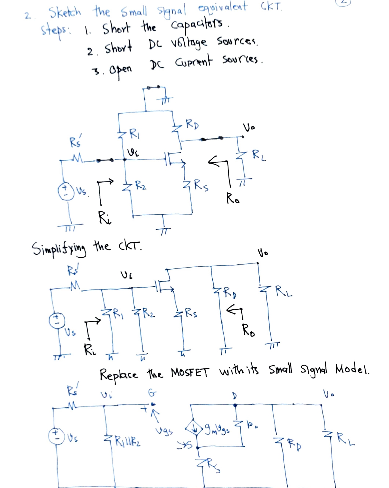 Solved Please read the pictures , they are MOSFET small | Chegg.com