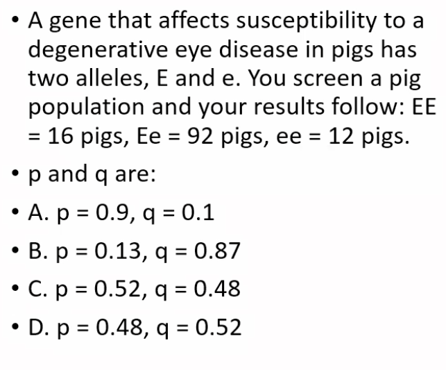 Solved - A gene that affects susceptibility to a | Chegg.com