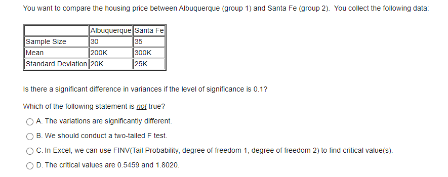 Solved 4 Part question -- Multiple Choice-- Only one answer | Chegg.com