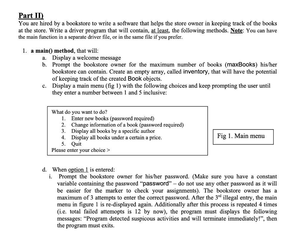 Solved public class Book t 20 21 23//initialize the four | Chegg.com