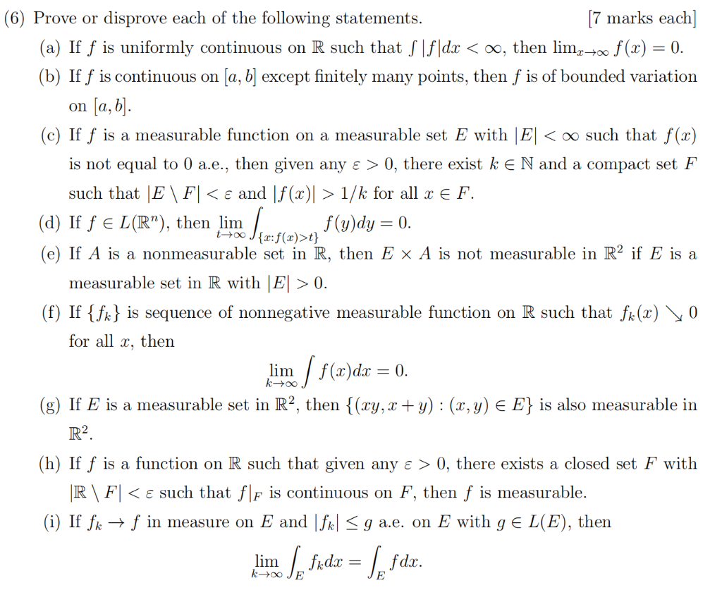 (a) If f is uniformly continuous on R such that | Chegg.com