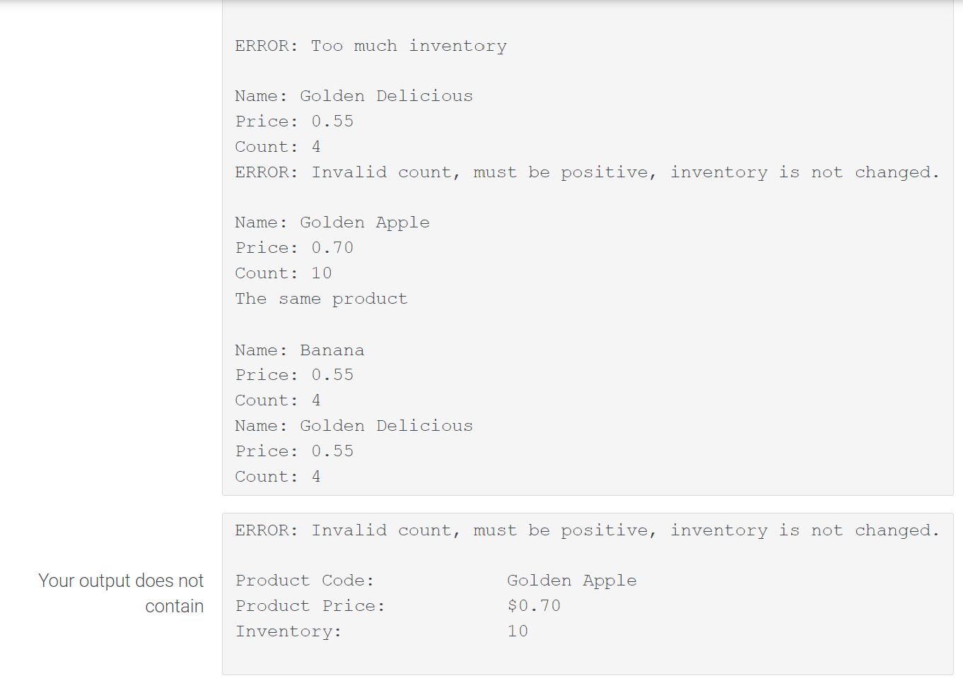 Solved I need help fixing the errors I show in the image the | Chegg.com