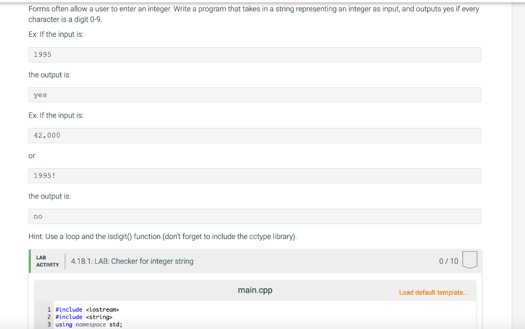 Solved Forms Often Allow A User To Enter An Integer Writ 8278