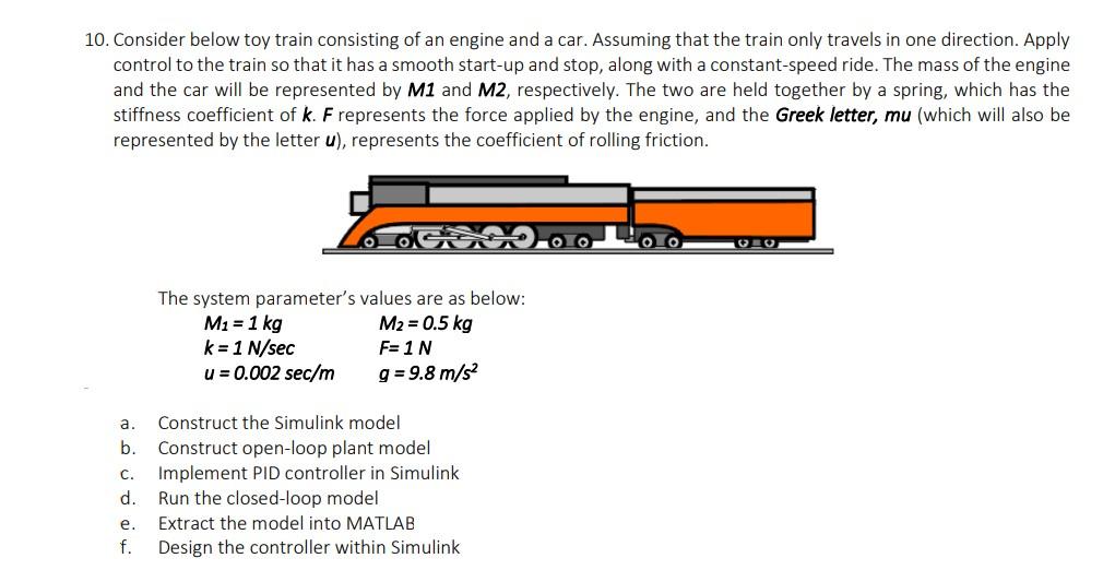 10. Consider below toy train consisting of an engine | Chegg.com