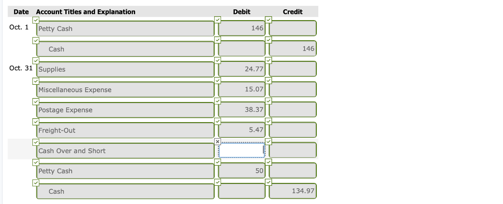 Solved How do I find cash over and short? | Chegg.com