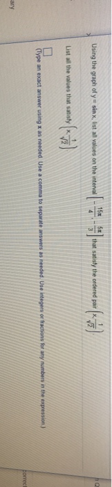 15m 5x 4--3 using the graph of y= sinx list all | Chegg.com
