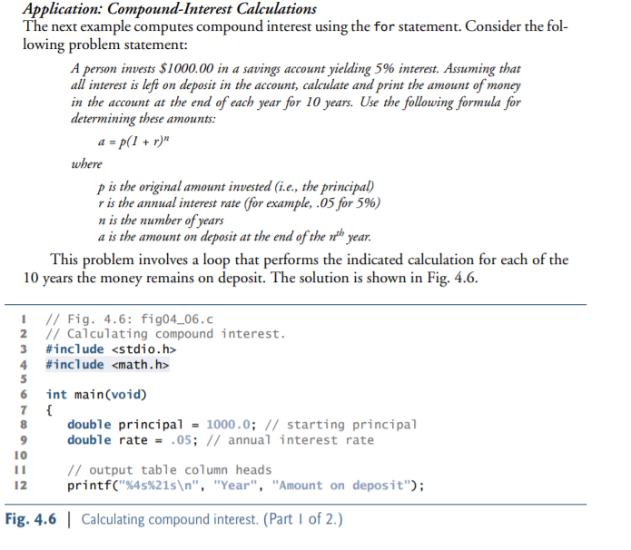 Solved 4.23 Modify the program of Fig. 4.6 so that it uses | Chegg.com